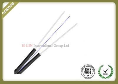 China 1 2 4 Core Fiber Optic Drop Cable PVC Jacket Butterfly Flat Construction for sale