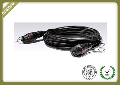 Cina Cavo a fibre ottiche per esterni in colore nero FULLX LC a FULLX LC con conteggio multiuso a 2 conduttori in vendita