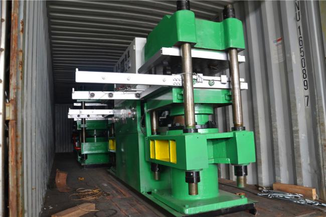 Automatic PLC Double Station Hydraulic Vulcanizing Press Machine For Rubber Products 2