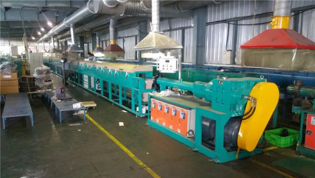 EPDM or SBR or NBR or Silicone Cold Feed Rubber Extruder Machine With Vulcanization Tunnel 1