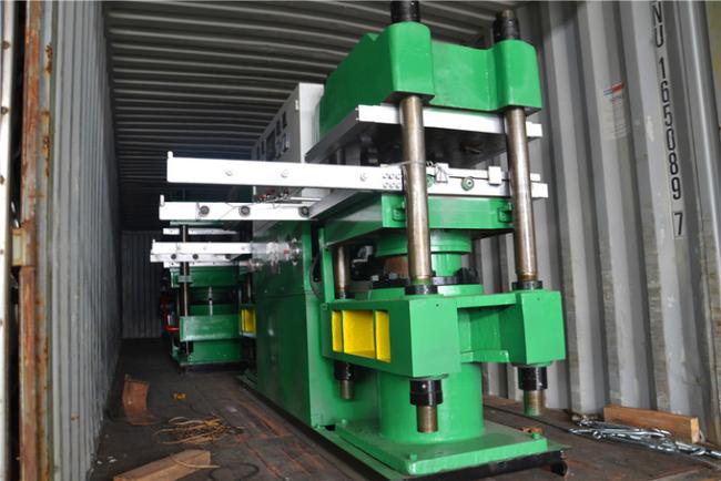 Automatic PLC Double Station Hydraulic Vulcanizing Press Machine For Rubber Products 2