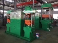 China PLC Control Double Set Rubber Vulcanizing Press Machine 15-10000 Tons Capacity with Automatic Mold Operation for sale