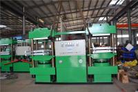 China PLC Double Station Rubber Hydraulic Vulcanizing Machine 0.25-20MN Pressure Range with 50% Productivity Increase for sale