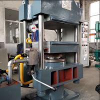 China Electric Heating Rubber Vulcanizing Press Machine - 0-25MPa Pressure, 0-300℃ Temperature, 380V PLC Control for sale