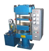 China Electric Heating Steel Vulcanizing Press Machine 380V PLC Control 200mm Stroke for sale