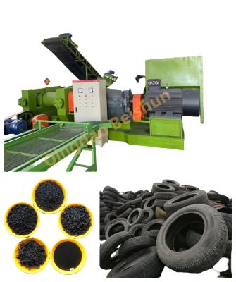 China Máquina automática de reciclaje de neumáticos de desecho SGS Máquina de reciclaje de caucho for sale