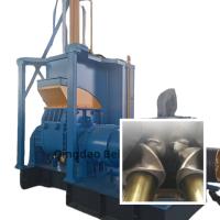 China 55L Hydraulic Rubber Kneader Machine PLC Control Dual Rotor Rubber Mixing Kneader 75kW for sale