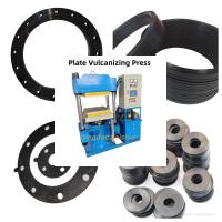 China CE Certified Rubber Plate Vulcanizing Press 400x400mm PLC Automatic Control for sale