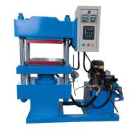 China PLC Touch Screen Flat Vulcanizing Machine 80 Tons Clamping Force for Rubber Seals for sale