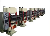 China 160 Ton Fully Automatic Flat Vulcanizing Machine 2RT Mold Opening Hot Pressing Press for sale