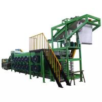 China Batch Off Rubber Cooling Machine 3-35m PLC Automatic Control Steel Construction for sale