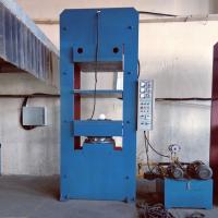 China 100 Ton Double Working Layer Hot Pressing Machine for Rubber Solid Tire Manufacturing for sale