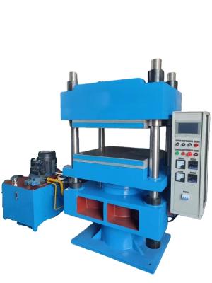China 100-ton Pressure Rubber Vulcanizing Machine with 800×800 Worktable and 0-999s Vulcanizing Time for sale