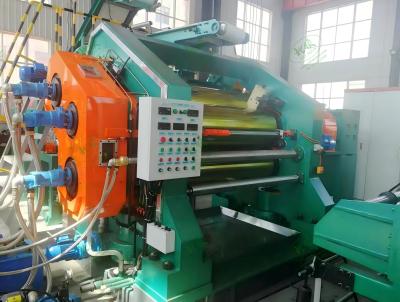 China A Fully Automated, Precision-controlled Four-roll Calendering Line Using PLC Is Used For Rubber Conveyor Belts And Rubber Sheet Prefabrication. for sale