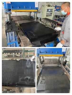 China Plate Vulcanizing Machine / Rubber Mat Manufacturing Machine for sale