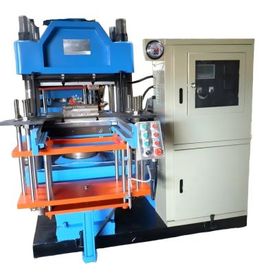 China Customized Servo 250T 2TR Four-column Automatic Mold-moving Electric Heating Flat Vulcanizing Machine With R Function for sale