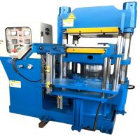 China Customized Servo 250T 2TR Four-column Automatic Mold-moving Electric Heating Flat Vulcanizing Machine for sale
