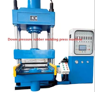 China A Hydraulic Cylinder-mounted Four-column Hot Press Molding Machine With A Hot Plate That Can Be Heated Or Cooled By Water Is Used To Produce Rubber Expansion Joints. for sale