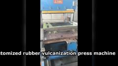 100-ton mold-forming force rubber product vulcanizing machine,  600×600mm work table