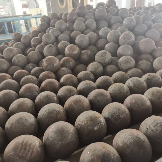 Forged steel ball  Hardness>58HRC mining grinding ball mill grinding media for mine
