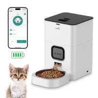 Quality 4L Smart Cat Feeder APP Programmable Timed Pet Feeder With Voice Recording for sale