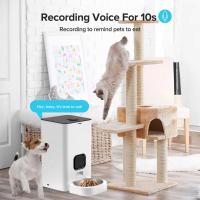 China 4L Smart Cat Feeder APP Programmable Timed Pet Feeder with Voice Recording Dual Power Backup for sale