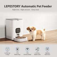 China 4L Smart Cat Feeder APP Programmable Timed Pet Feeder with Voice Recording Dual Power Backup for sale