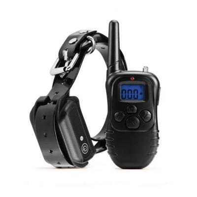 China 300 Meters Remote Dog Training Collar Waterproof Rechargeable With LED Display for sale