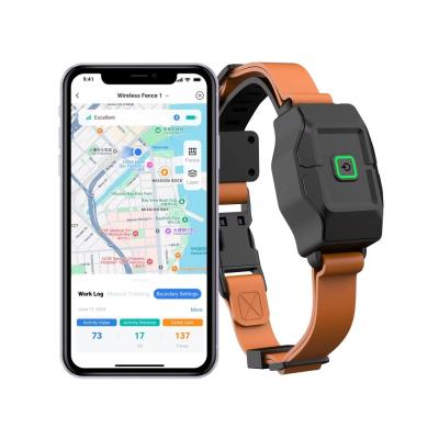 China Wireless GPS Smart Dog Collar Shock Vibration Training Electronic Fencing System for sale