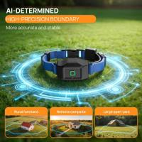 China Wireless GPS Dog Training Collar 2 in 1 Electronic Pet Fence 1000m Range for sale