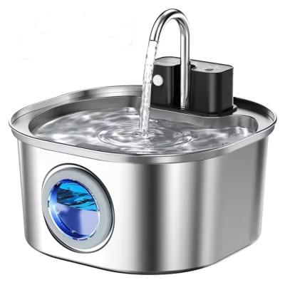 China Battery Operated Pet Water Fountain Ultra Quiet 3.2L Wireless Cat Water Dispenser for sale
