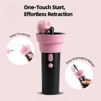 Quality Automatic Electronic Cat Teaser Toy Retractable ABS Wand With Motorized Lure for sale