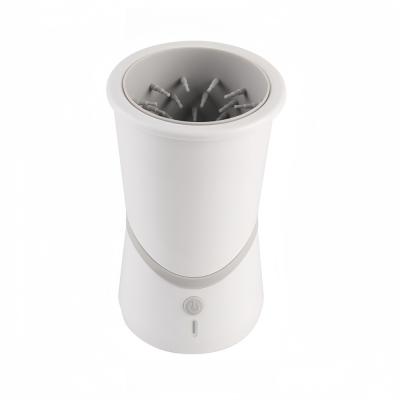 China Automatic Electric Dog Paw Cleaner Cup Portable Pet Paw Cleaner With Silicone Bristles for sale