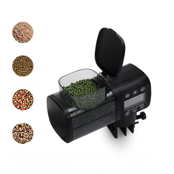 Quality Large Capacity Smart Automatic Fish Feeder For Aquarium Timer Dispenser Moisture Proof for sale