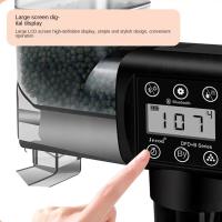 China Large Capacity Smart Automatic Fish Feeder 50g Timer Dispenser Moisture Proof 105℃ for sale