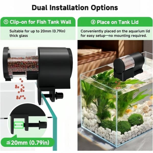 Quality Digital Aquarium Fish Feeder With Timer Programmable Automatic Turtle Food for sale