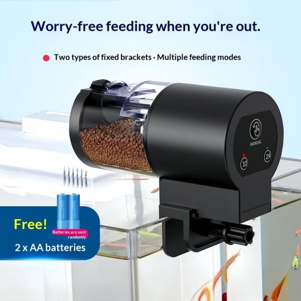 Quality Digital Aquarium Fish Feeder With Timer Programmable Automatic Turtle Food for sale