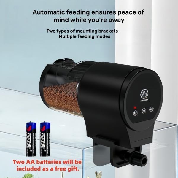 Quality Digital Aquarium Fish Feeder With Timer Programmable Automatic Turtle Food for sale