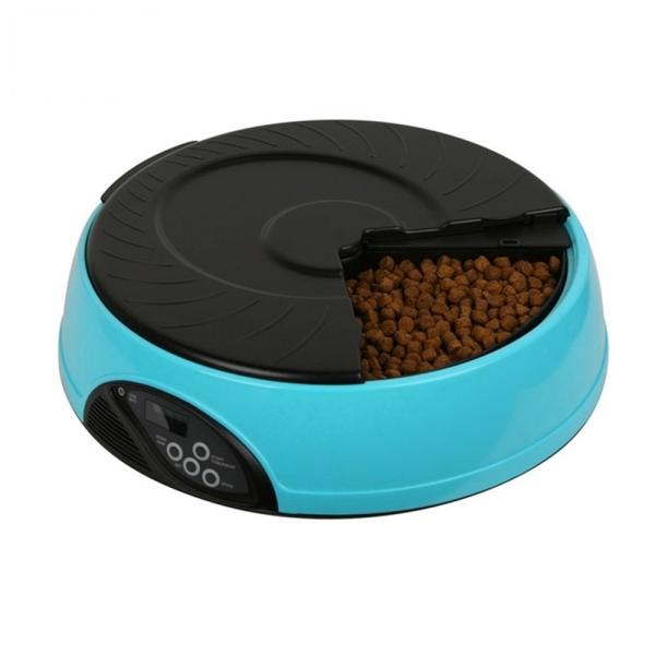 Quality Six Food Trays Automatic Pet Feeder Designed for Small Animals and Dry and Wet Food for sale