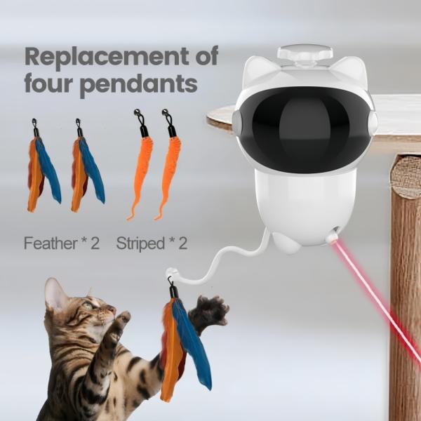 Quality Automatic Plastic Smart Pet Toy LED Laser Interactive Teasing Toy For Dogs Cats for sale