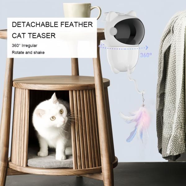 Quality Automatic Plastic Smart Pet Toy LED Laser Interactive Teasing Toy For Dogs Cats for sale