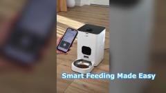 Smart Automatic Pet Feeder App Controlled 4L Food Dispenser