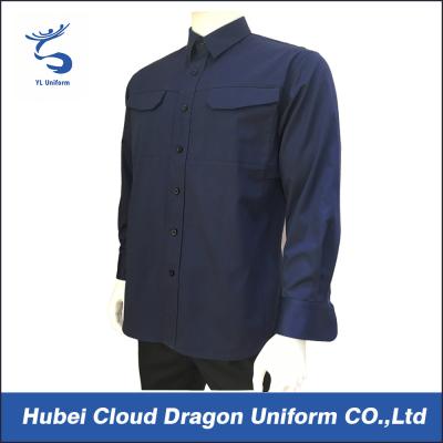 Cina Camicia tattica militare delle camice dell'ufficiale di polizia dei blu navy TC Ripstop in vendita