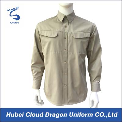 Cina La camicia militare degli uomini lunghi tattici della manica con i bottoni regolabili della manica in vendita