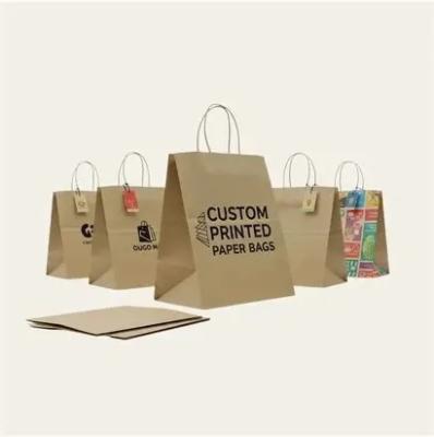 China Custom Environmental Friendly Take Out Food Bags For Food Delivery And Shoe Packaging for sale