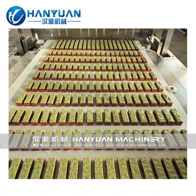 China Double Layer Cereal Protein Bar Ultrasonic Cutting Production Line for sale