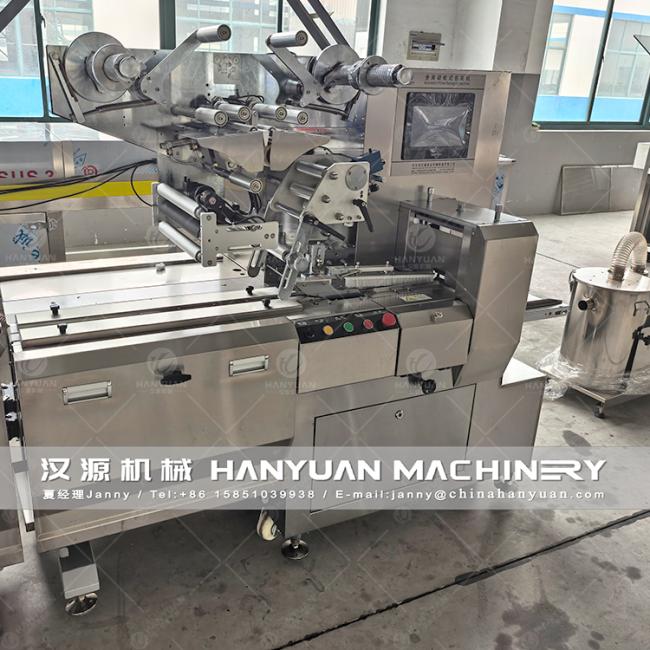 Soft Puffed Rice Candy Bar Packing Machine