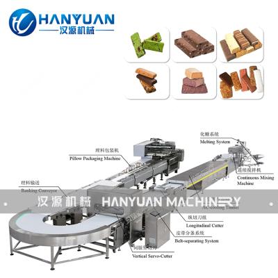 China Double-Layer Protein Bar Making Machine for Industrial Production with Multi-Layer Design and 20×6 Meters Layout for sale