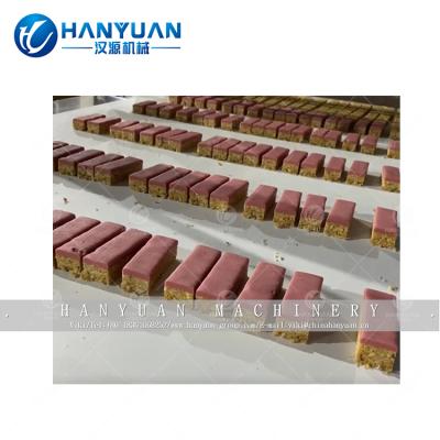 China Double-Layer Protein Bar Making Machine for Industrial Production with Multi-Layer Design and 20×6 Meters Layout for sale