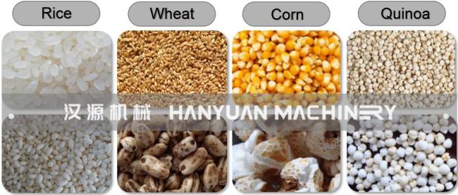 Rice Puffing Machine sample output